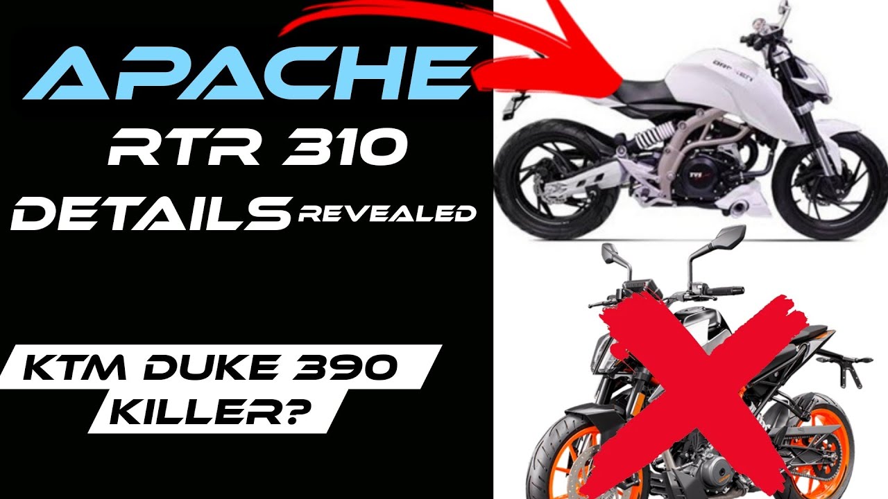 TVS Apache RTR 310 Details || New Upcoming Beast || KTM Duke 390 Rival ...