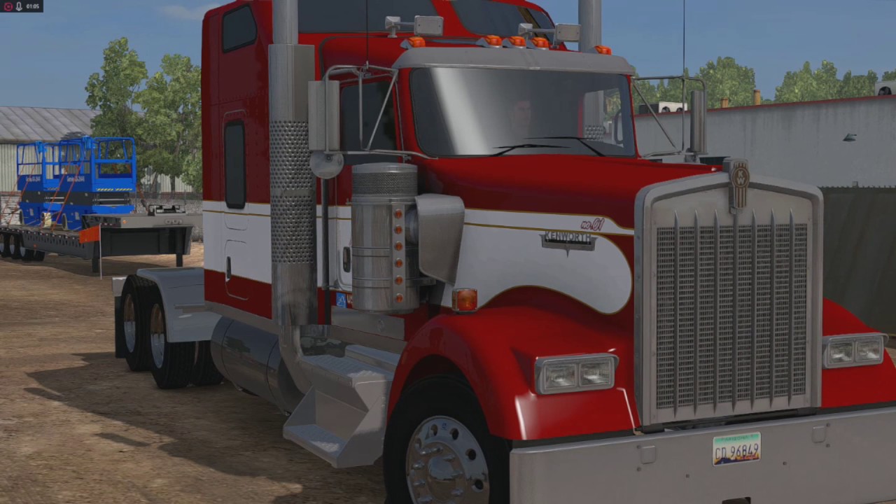 ATS - Leaving the Construction Site (W900 Icon) - YouTube