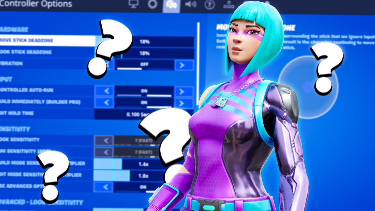 *BEST* Controller Fortnite Settings/Binds! *UPDATED* Aimbot Settings ...