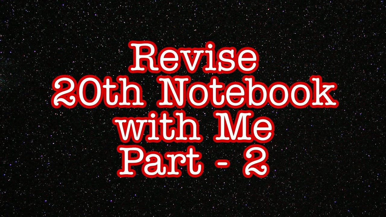 Revise Choti Copy 20th Notebook with Me Part - 2 | INICET | NEXT | Neet ...