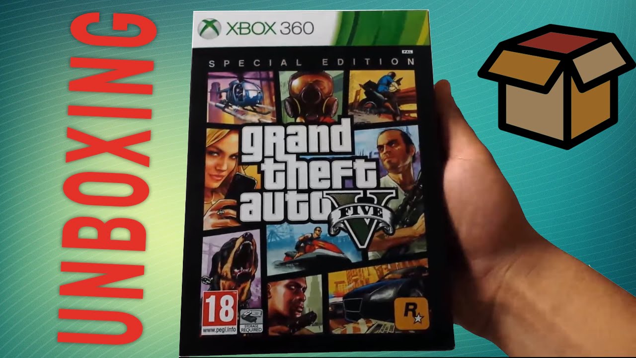 Grand Theft Auto 5 Special Edition - unboxing - YouTube