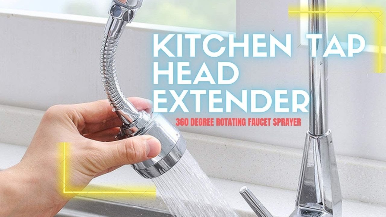 ⭕️Kitchen Tap Head Extender #Water Tap 360 Degree Rotating Faucet ...