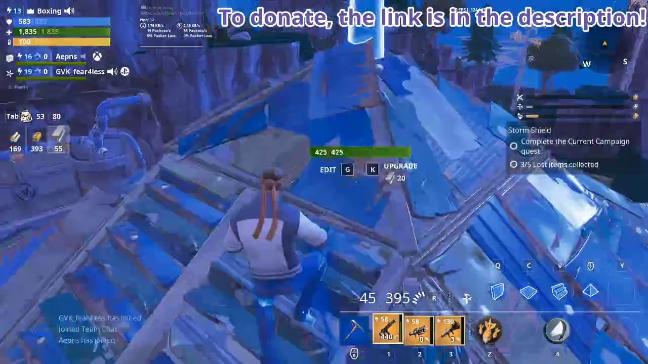 FORTNITE STW GIVEAWAY! MINTY PICKAXE GIVEAWAY LATER! (FORTNITE) - YouTube
