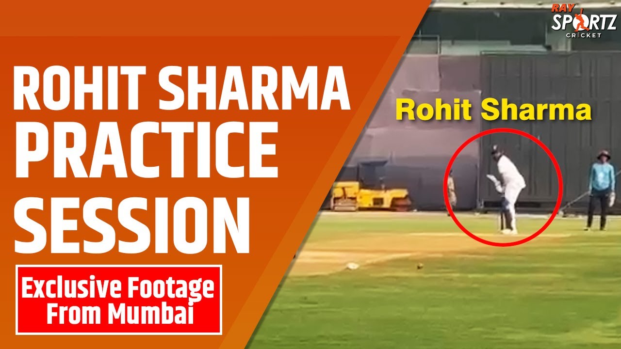 Watch : Rohit Sharma's Practice Session with Mumbai Ranji Team ...