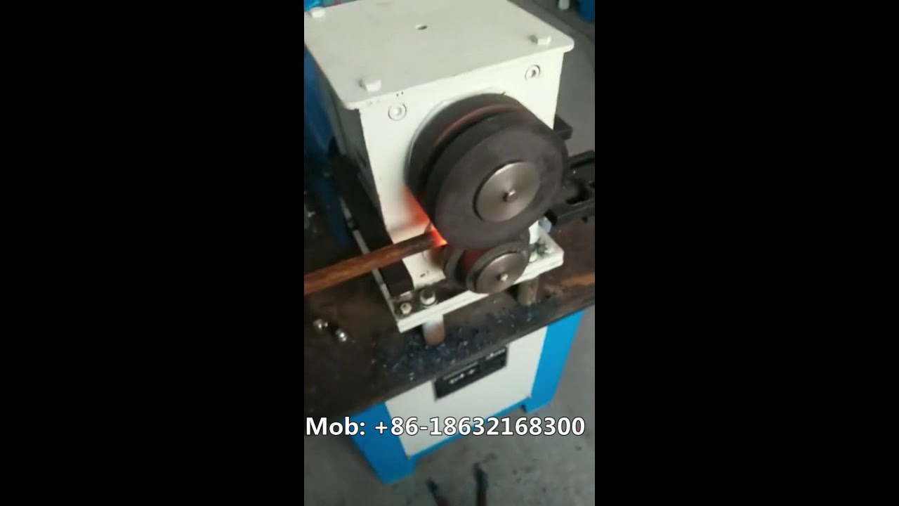 DH-DY4 Ornamental Iron End Fishtail Forging Machine - YouTube