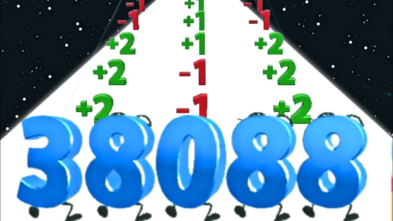 Number Run, Number Master, Jelly 2048 - (12345) Max Level Mobile Game ...