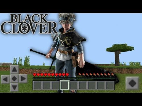 NOVO !! ADDON/MOD DO BLACK CLOVER COM NOVOS GRIMORIOS E MUITO MAIS PARA O MINECRAFT PE - YouTube