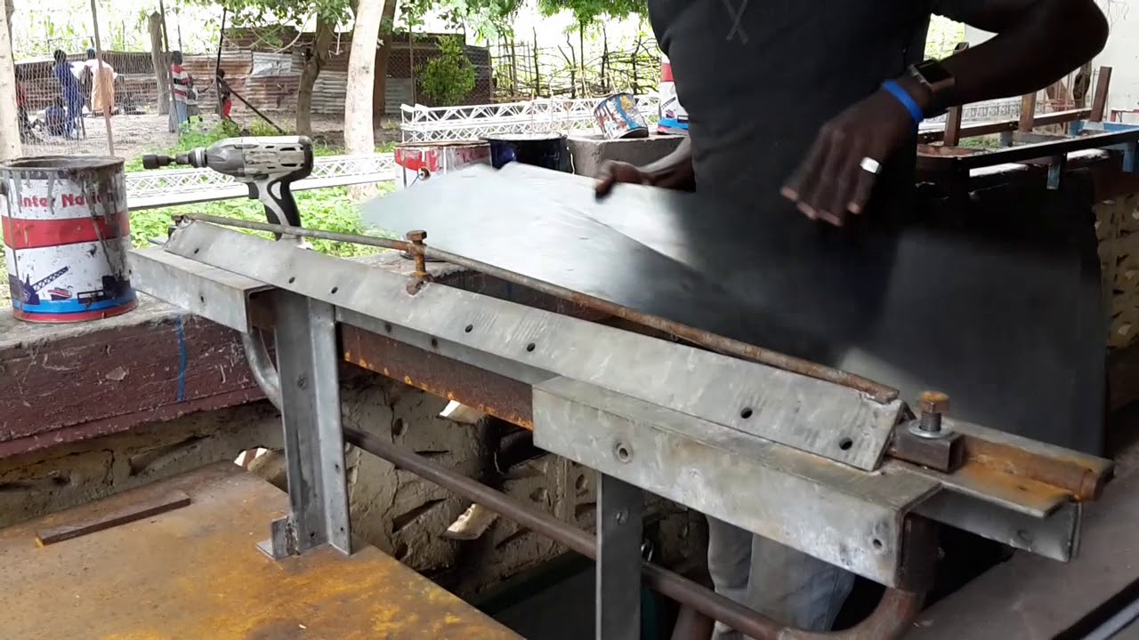 door panel bending - YouTube