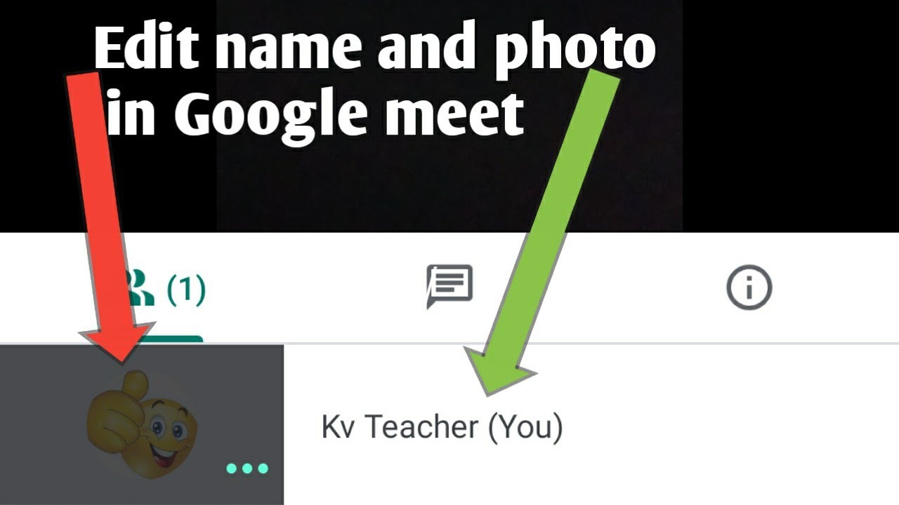 How to change name and photo in Google meet for online classes - YouTube