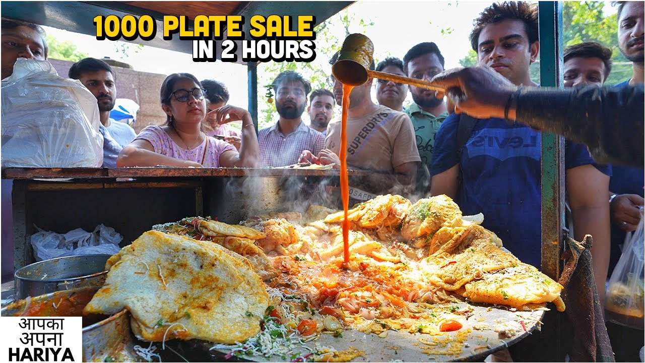 Delhi Street Food | JANAKPURI spl SHAHI PANEER wale Chole Kulche, Raju ...
