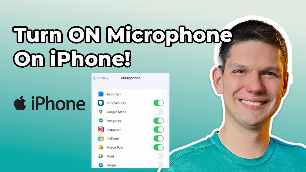 How To Turn ON Microphone On ANY iPhone! (full guide 2025) - YouTube