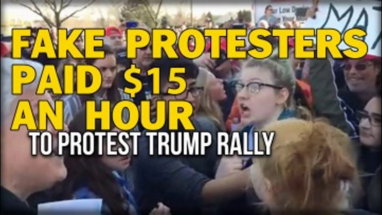 Trump Protesters Paid to Protest - YouTube