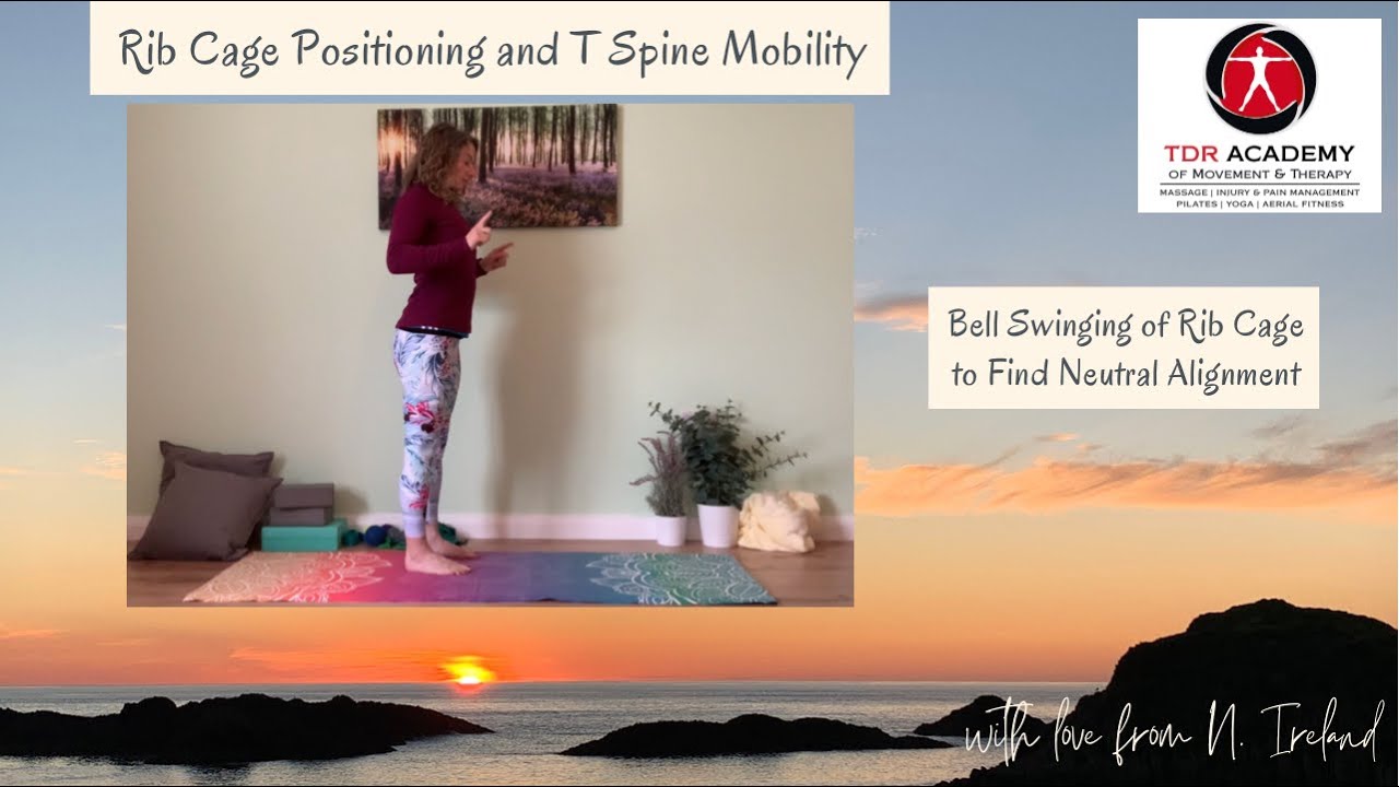 Rib Cage Alignment and Thoracic Spine Mobility - YouTube