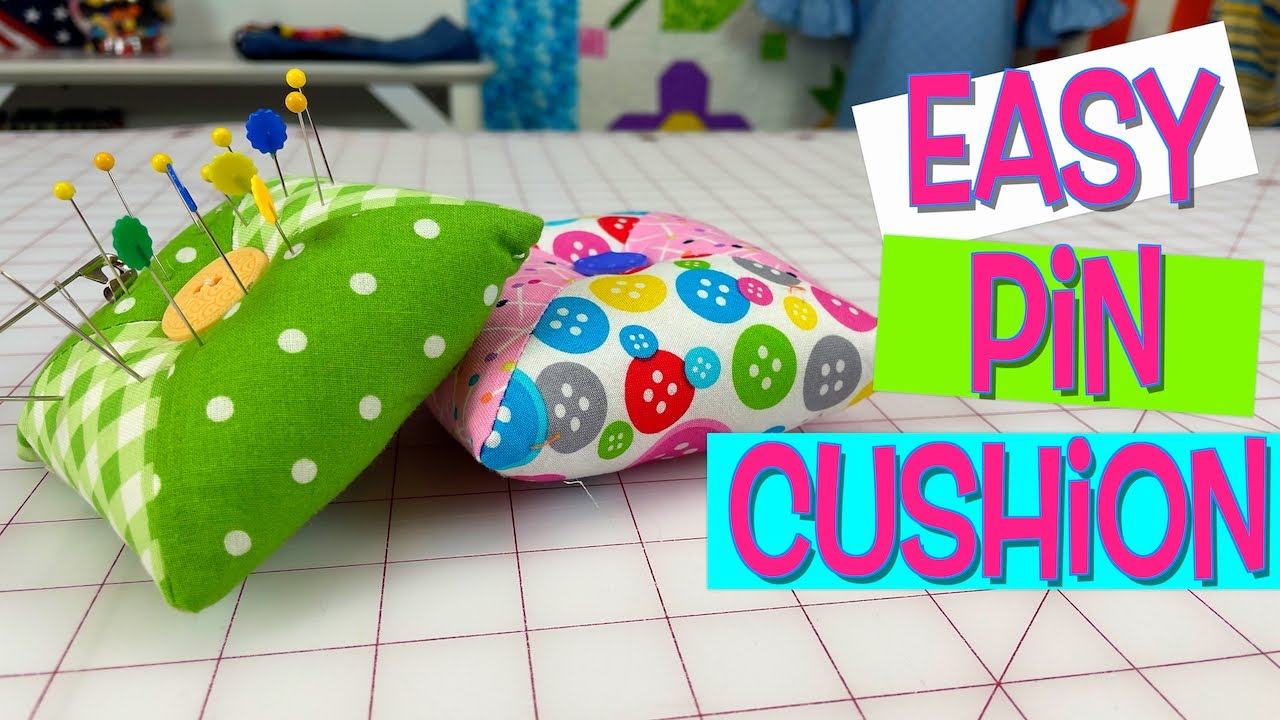 Easy DIY Pin Cushion Tutorial | The Sewing Room Channel - YouTube