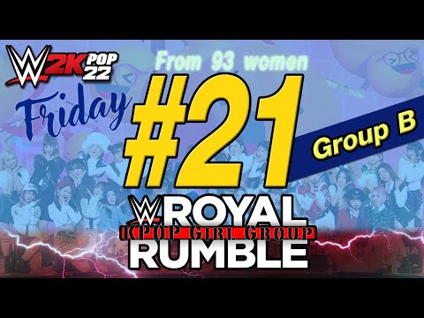 Royal Rumble KPOP Girl Group #21 Group B - WWE2 K POP #Pae8tube 13/1/23
