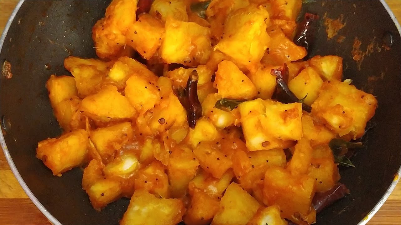 Maravalli Kizhangu Fry || Cassava Fry Recipe || Tapioca Fry Recipe ...