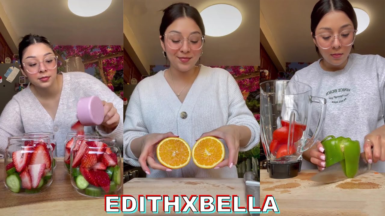 *1 HOUR* Edith Gálvez TikTok Compilation 2022 #2 | Edithxbella TikTok ASMR FOOD - YouTube