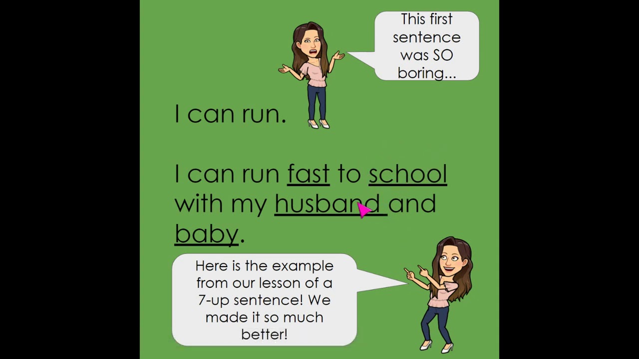 7-Up Sentences Lesson Sep 1, 2020 8:41 AM - YouTube