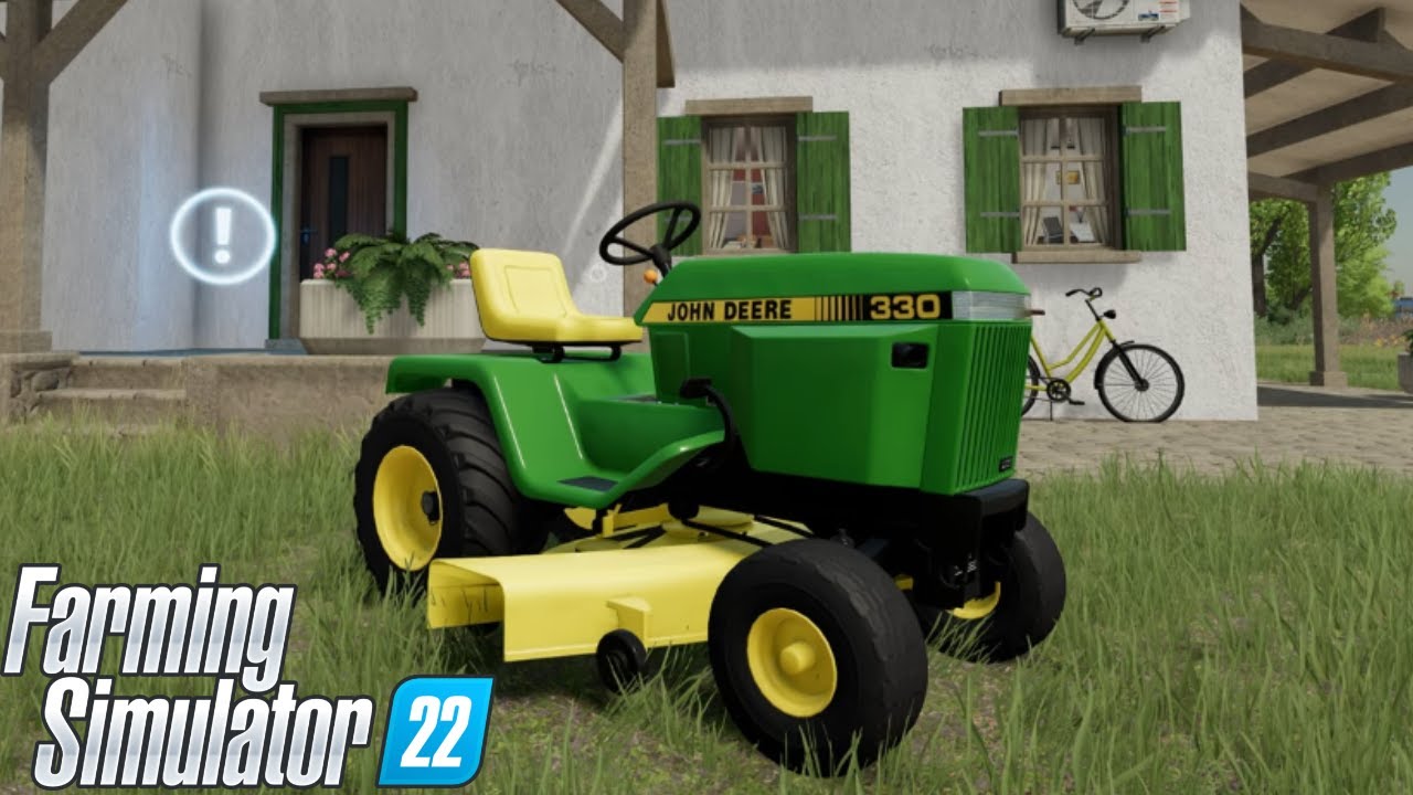 FS22 IL POLESINE #20 - SI PROVA IL TAGLIAERBA JOHN DEERE 330 - GAMEPLAY ...
