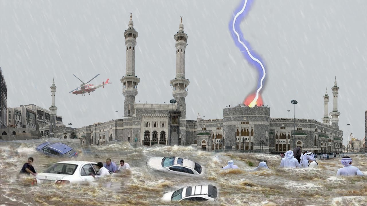 3 minutes ago! Saudi Arabia in mourning - flash flood in Al Bahah and ...