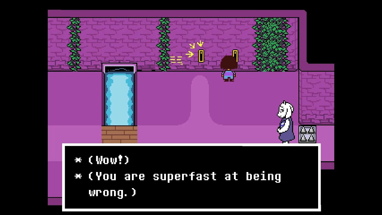Undertale - "Wow! You Are Superfast At Being Wrong." - YouTube