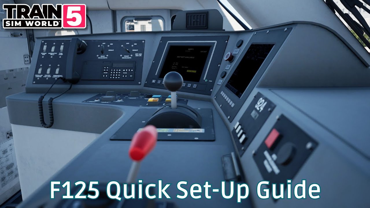 F125 - Quick Set-Up Guide - #TrainSimWorld5 - YouTube