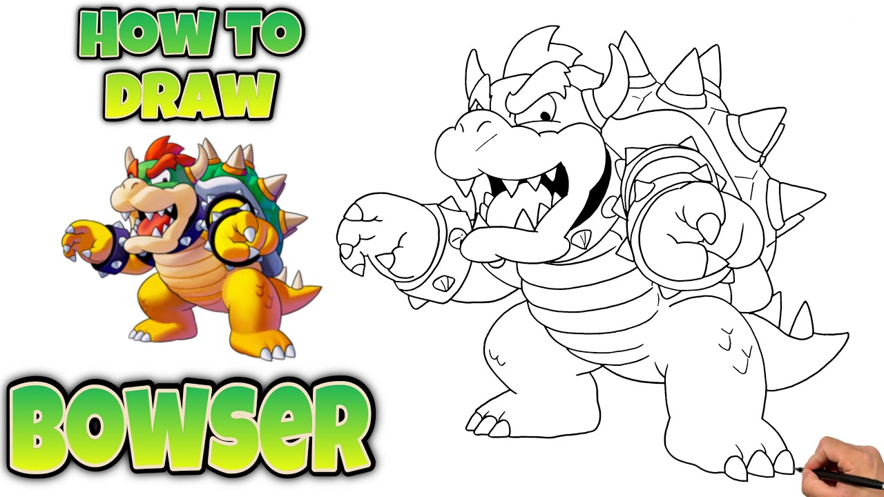 How To Draw Bowser | Mario & Luigi: Brothership #drawing # ...