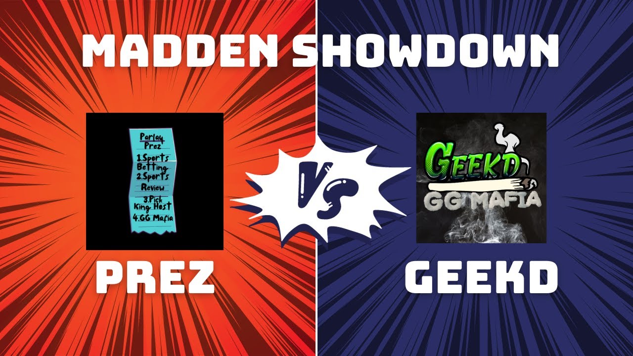 Madden Showdown for Week 1 of the NFL!!! Predicting Week 1 Outcomes ...