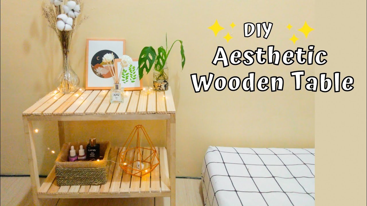Membuat Meja Kayu Sendiri | DIY Meja Kayu dari Palet | Membuat Meja ...