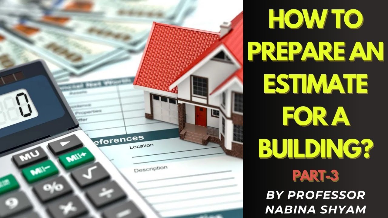 Estimation and Costing Part 3 | Building Material Cost Calculation for ...