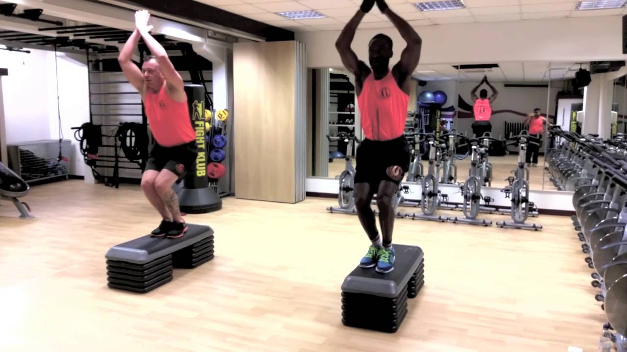 Aerobic Exercises For Men and Women - Jumping Box Star Jumps - YouTube