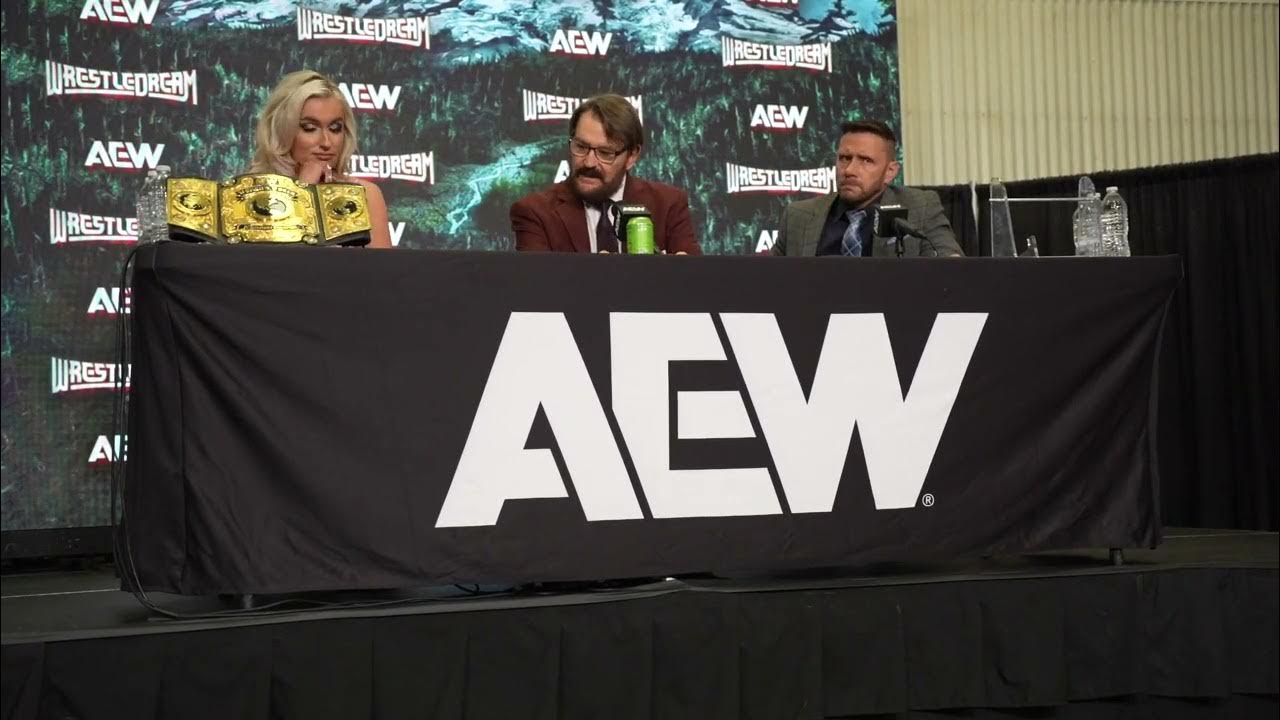 Mariah May at the AEW WrestleDream Media Scrum - YouTube
