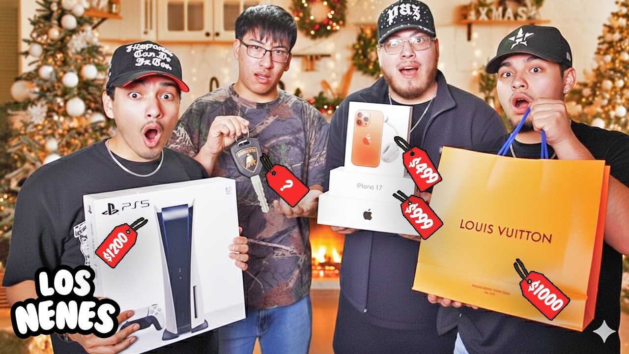 BEST FRIENDS DO SECRET SANTA WITH AN UNLIMITED BUDGET! - YouTube