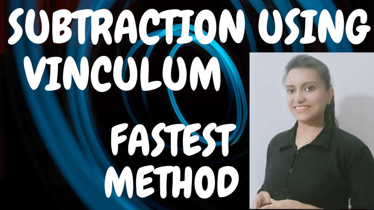 Subtract faster using vinculum/Vedic Maths/ Maths trick - YouTube