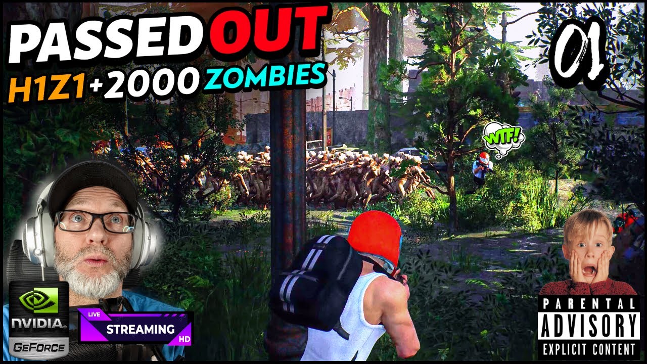 ⚒NEW H1Z1 BR +2000 ZOMBIES !!! 🔥"PASSED OUT" EARLY ACCESS⚒ #zombies # ...