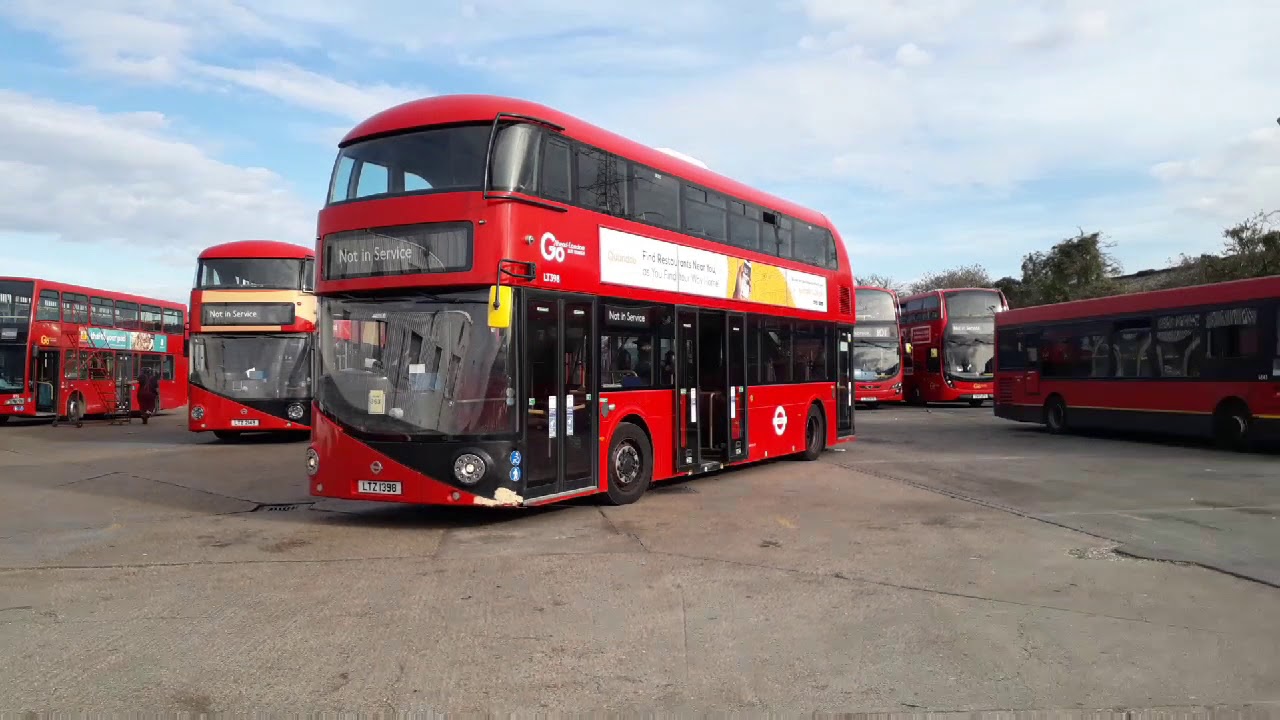 A little tour in River Road Bus Garage - YouTube