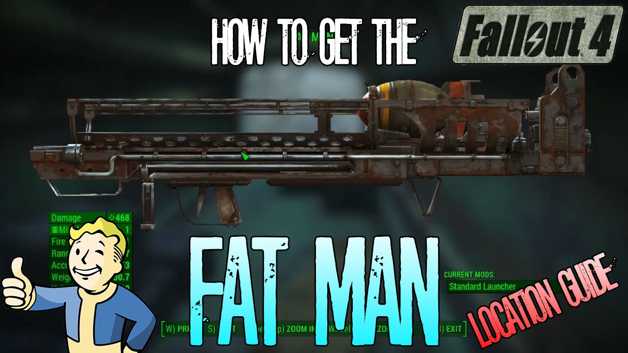 Fallout 4 | How to Get the Fat Man | Rocket Launcher | Secret Weapon ...