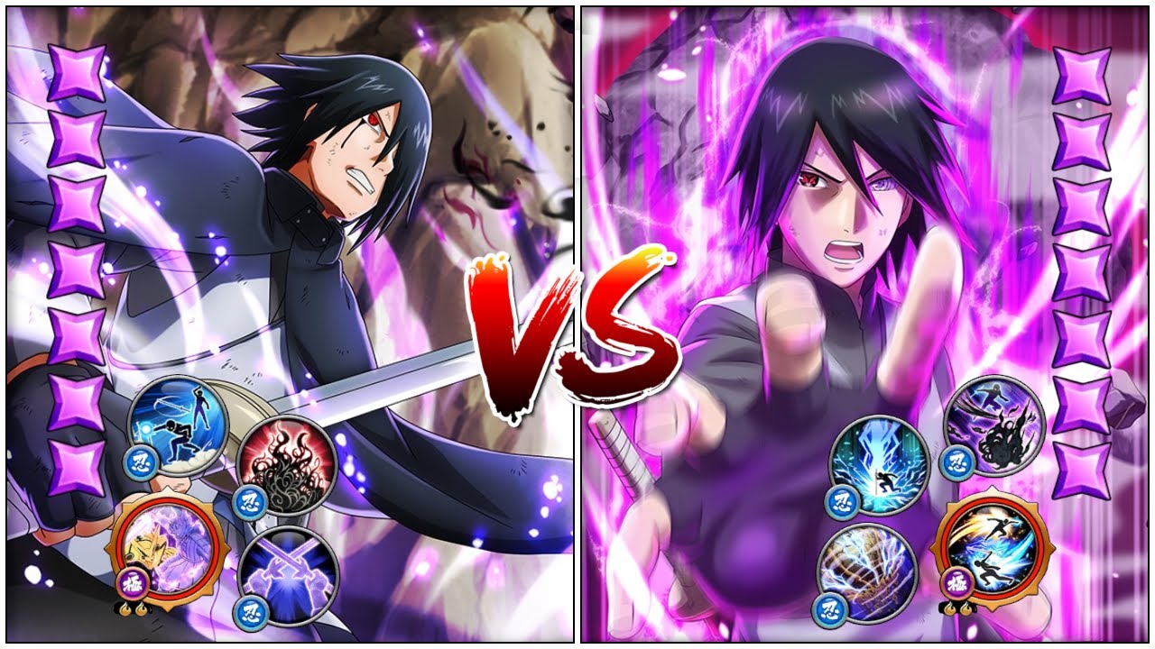 Sasuke (vs Jigen) VS Sasuke (Wandering Ninja) ¶I Best Sasuke?? ¶I NxB ...