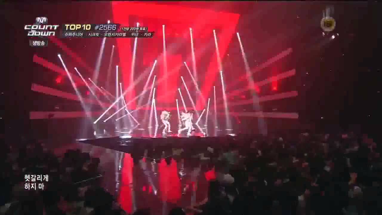 Live HD 720p 140911 BTS Danger @ M! Countdown - YouTube
