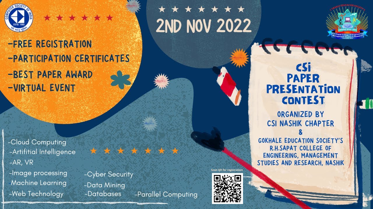 CSI Paper Presentation Contest 2022 - YouTube