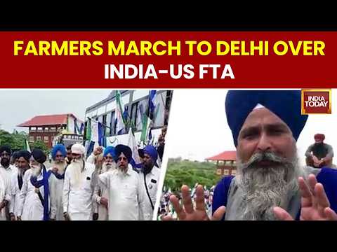 India-US Trade Deal Sparks Farmers' Protest | Punjab Farmers Head to Delhi | India Today News