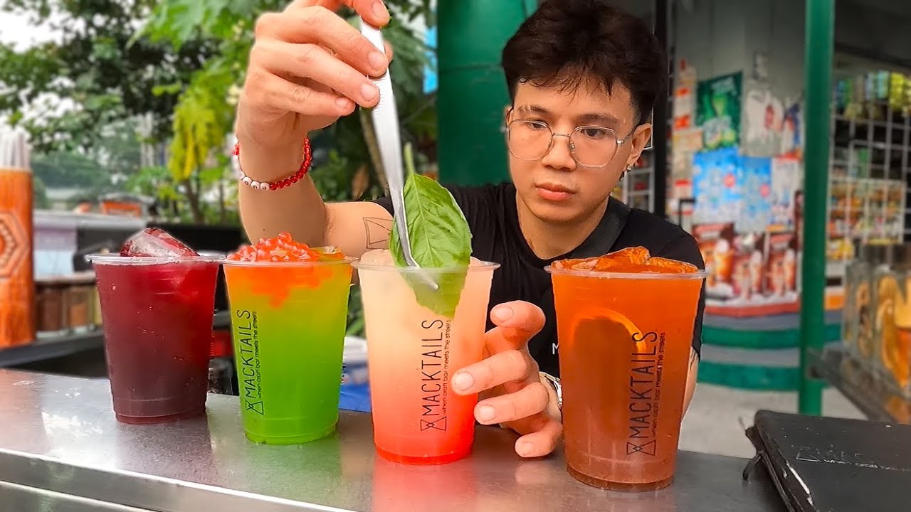 Refreshing Mocktails | Street Food Manila | Hungry Fish Eye #drinks # ...