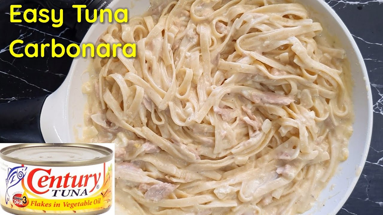 Pinoy Style Creamy Tuna Carbonara - YouTube