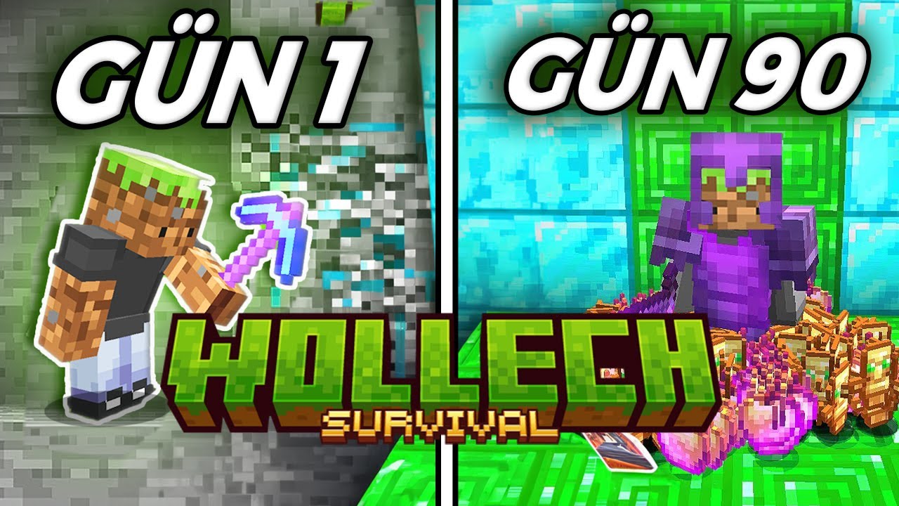 Wollech - Survival BAŞLIYOR! GÜN #1 - YouTube