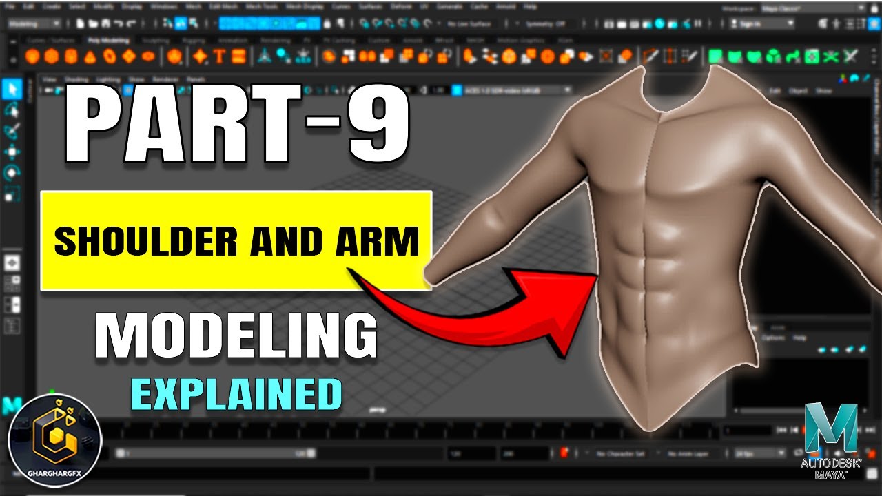 09 - "Make Your 3D Characters Stronger – Arm & Shoulder in Maya ...