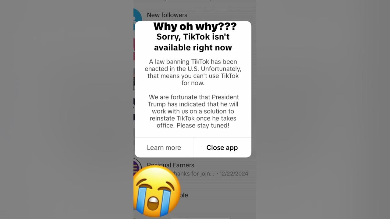 Why is tik tok being banned!!!! It isn’t right!!!! - YouTube