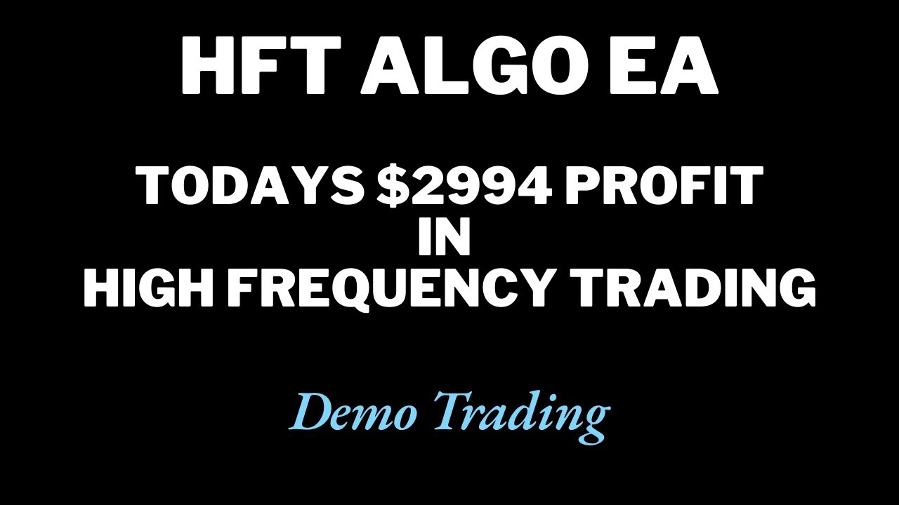 Live Forex Trading | HFT Algo EA | Todays Profit $2994 | High Frequency ...