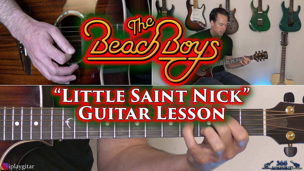 The Beach Boys - Little Saint Nick Guitar Lesson - YouTube
