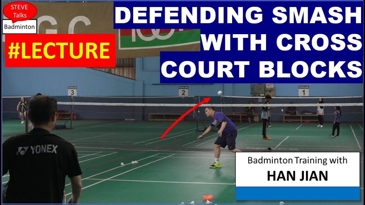 #Lecture Defending Smash with Cross Court Blocks - Badminton Training ...