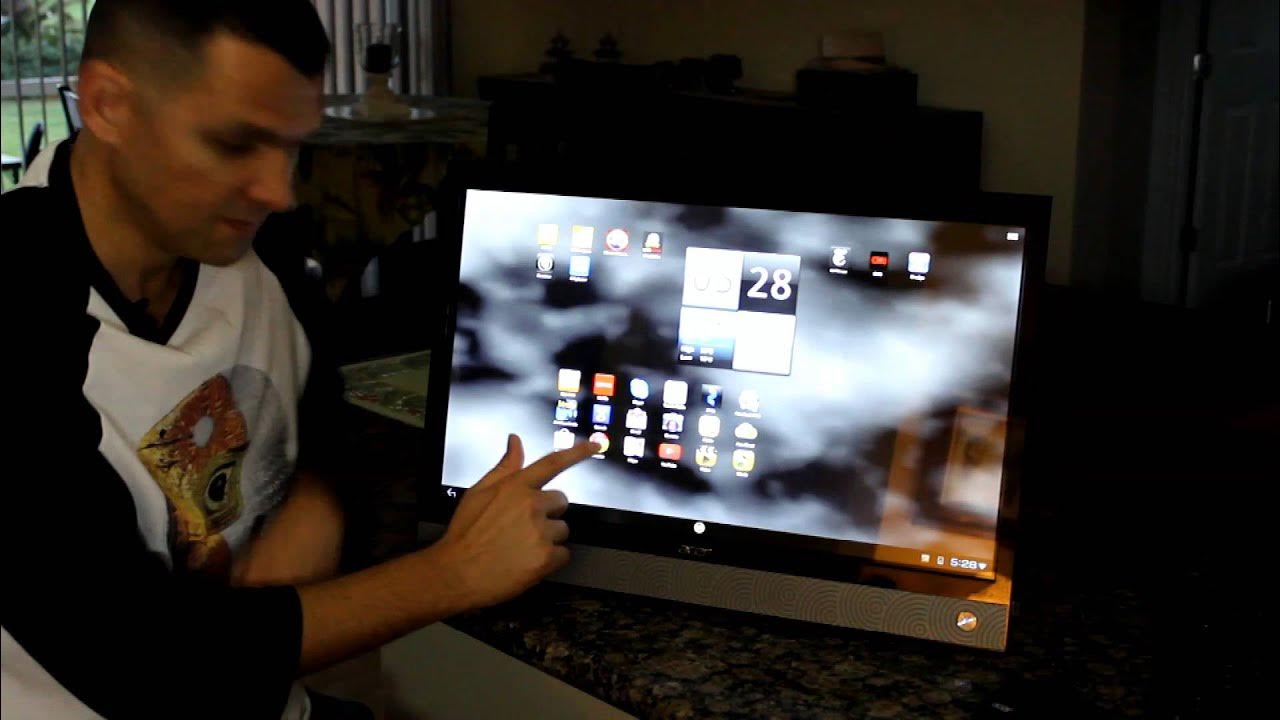 Acer DA220hql All In One Touchscreen Desktop - YouTube